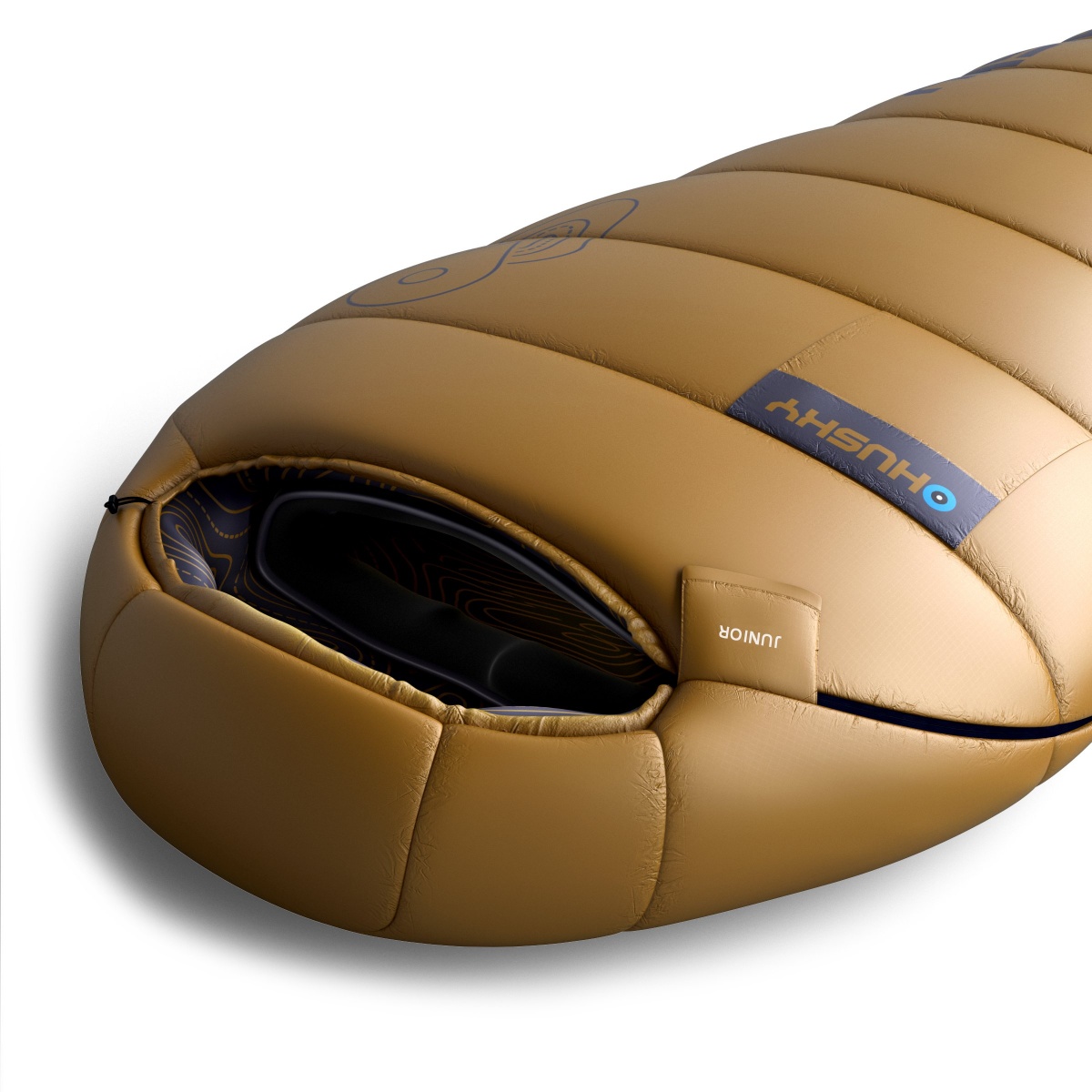 Syntetický trojsezónny detský spacák - Junior – mustard | HUSKY | e ...